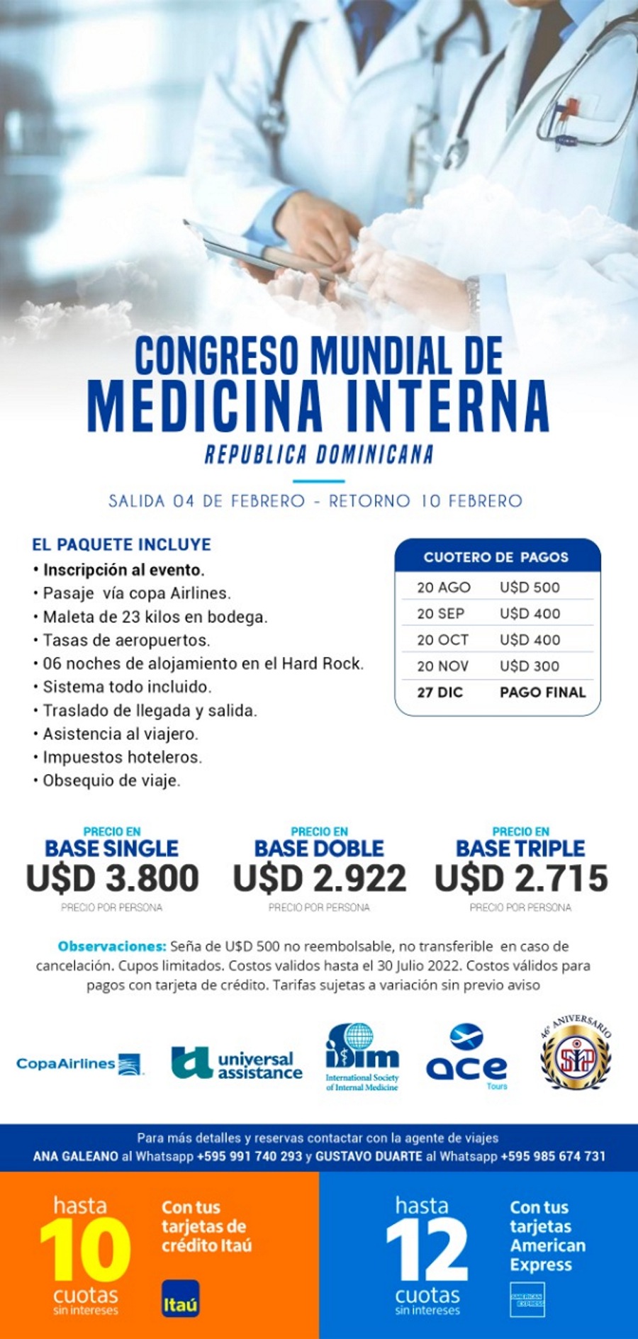 Congreso Mundial De Medicina Interna Sociedad Paraguaya De Medicina